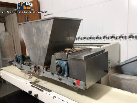 One shot dosing chocolate machine Pirog - Maquina Industrial - Used ...